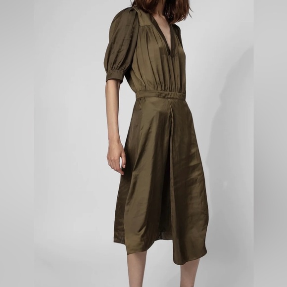 Zadig & Voltaire | Dresses | Zadig Voltaire Ralia Satin Dress | Poshmark